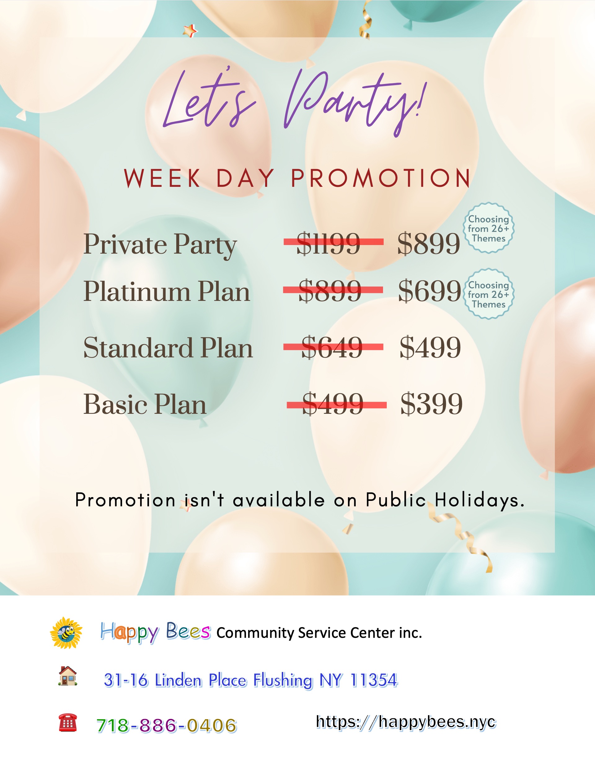 Happy Bees Linden Place Community Center